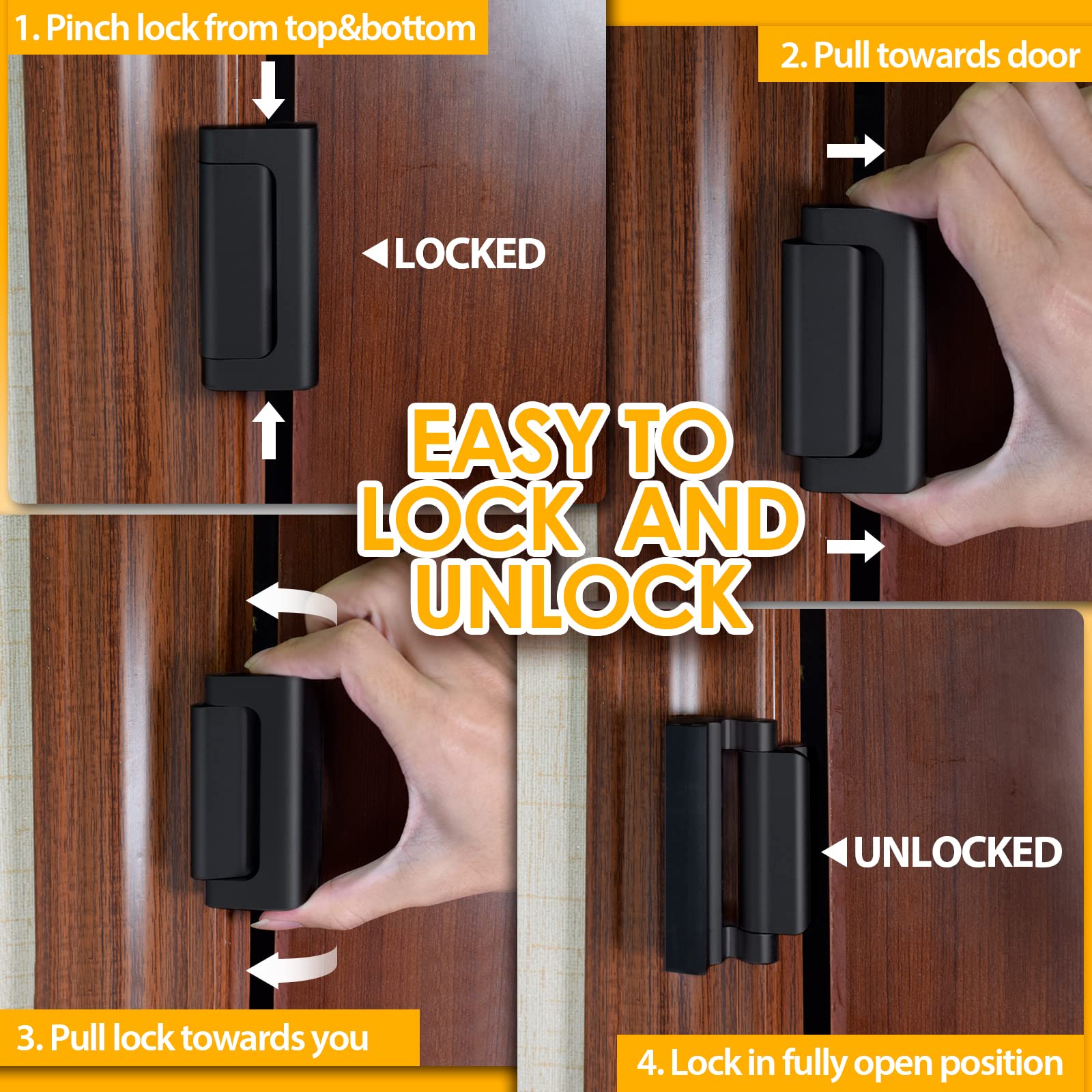 Mua Home Security Door Lock Door Lock Security Door Reinforcement Lock ...