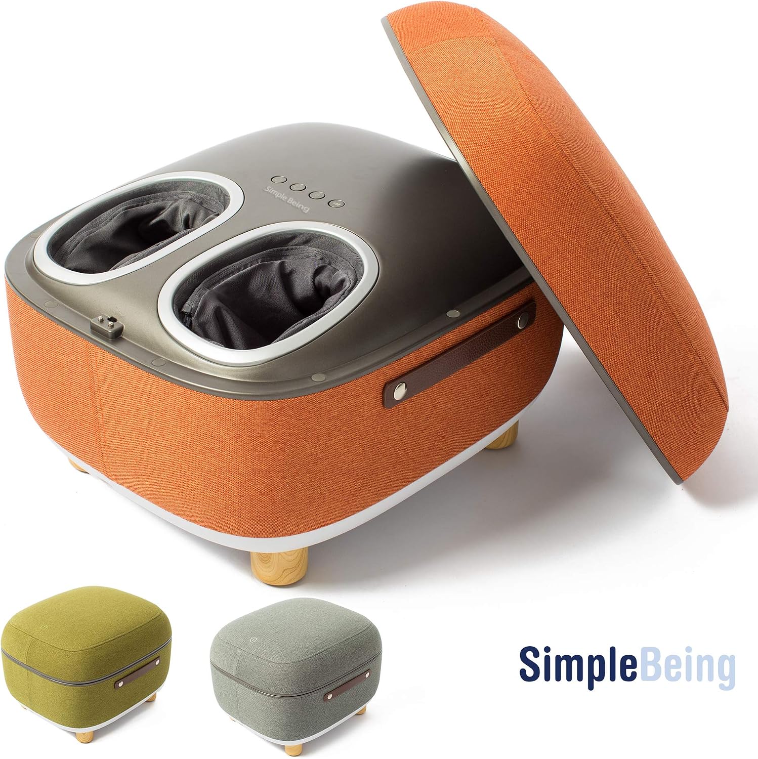 Amazon.com: Simple Being Foot Massager Electric Ottoman Storage ...