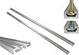 Lot 2 Each, 48" Aluminum T Track 3/4" by 3/8" Slot, Accepts 1/4" Hex ...