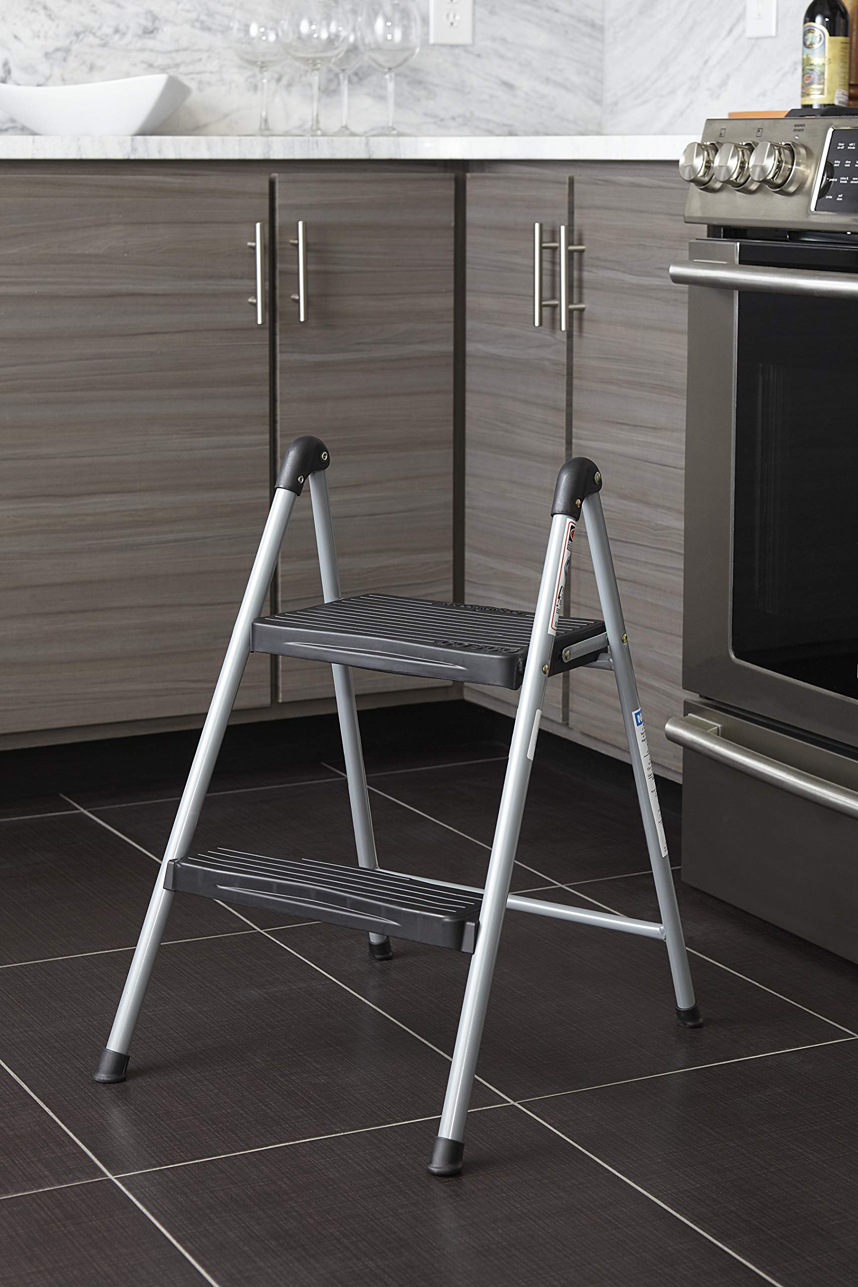 Cosco Dorel Industries Lightweight Folding Steel Step Stool, Two Step
