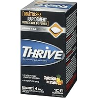 Thrive Gum 4mg Extra Strength Nicotine Replacement : Amazon.ca: Health ...