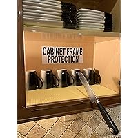 Amazon.com: Clear Cabinet Guard - Door Protector. Fits Over Door Edge ...