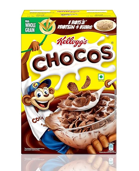 Kellogg's Chocos Whole Grain, 375g: Amazon.in: Grocery & Gourmet Foods