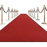 Amazon.com: HOMBYS Extra Thick Red Carpet Runner for Events, 3x10 Feet ...