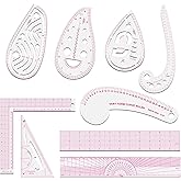 Amazon.com: Sewing Ruler 4 Styles Clothing Patterning Ruler Sewing ...