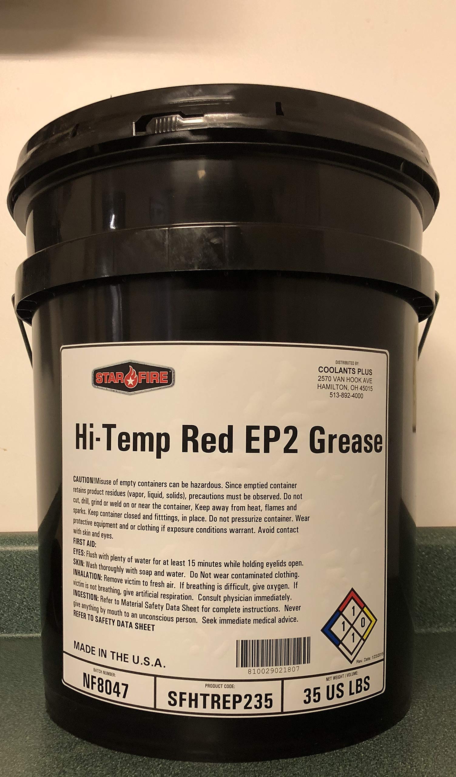 Mua Hi-Temp Red EP2 Grease- 5 Gallon Pail trên Amazon Mỹ chính hãng ...