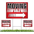 Amazon.com : NEXT LEVEL SIGNS | Moving Sale Yard Signs | Double Sided ...