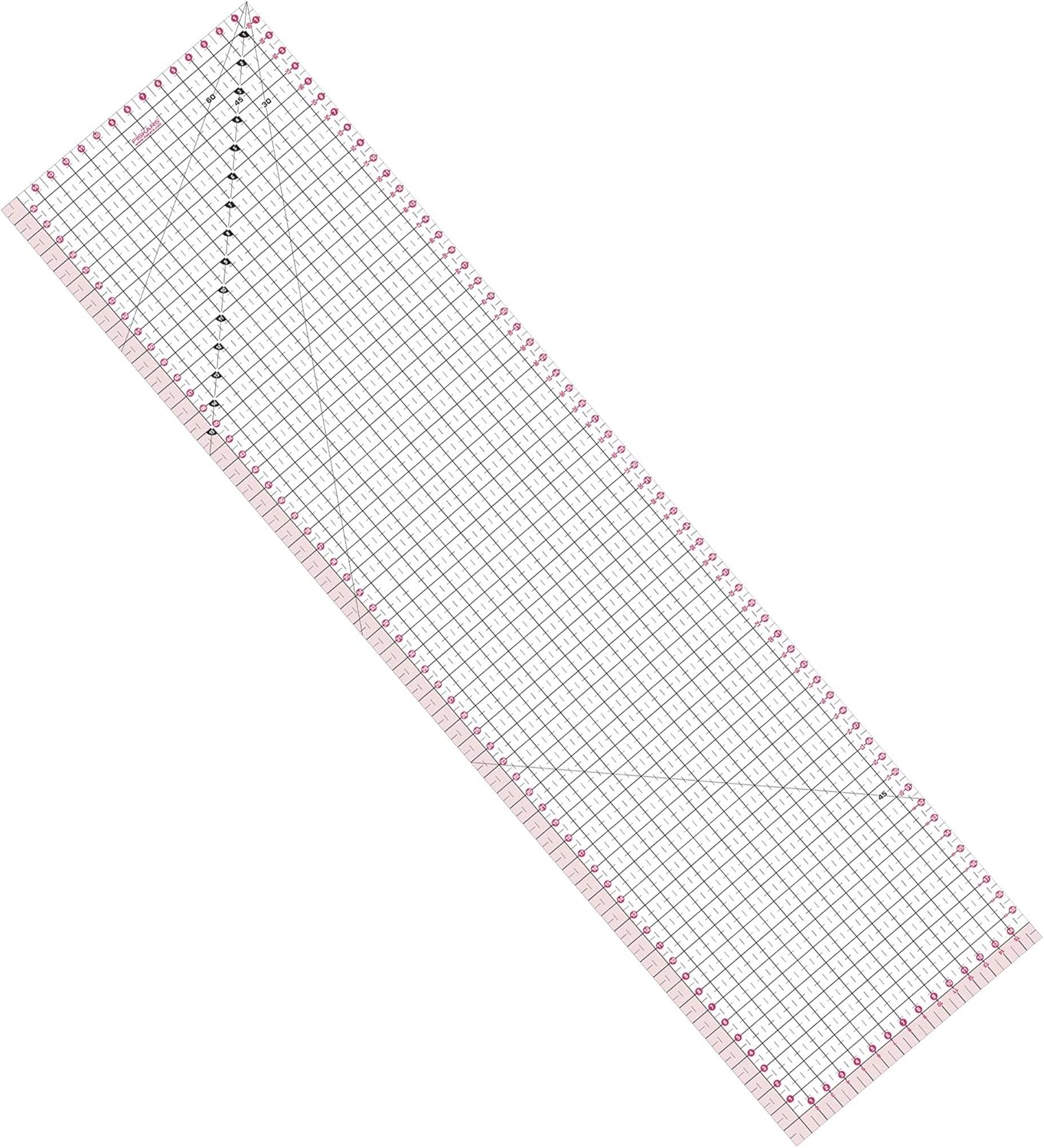 Fiskars Acrylic Ruler 15 x 60 cm, Optimal For Patchwork, Various Shapes ...