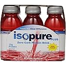 Amazon.com: Isopure Plus 0 Carb Protein Drink Grape Frost, 8 ounces 6 ...