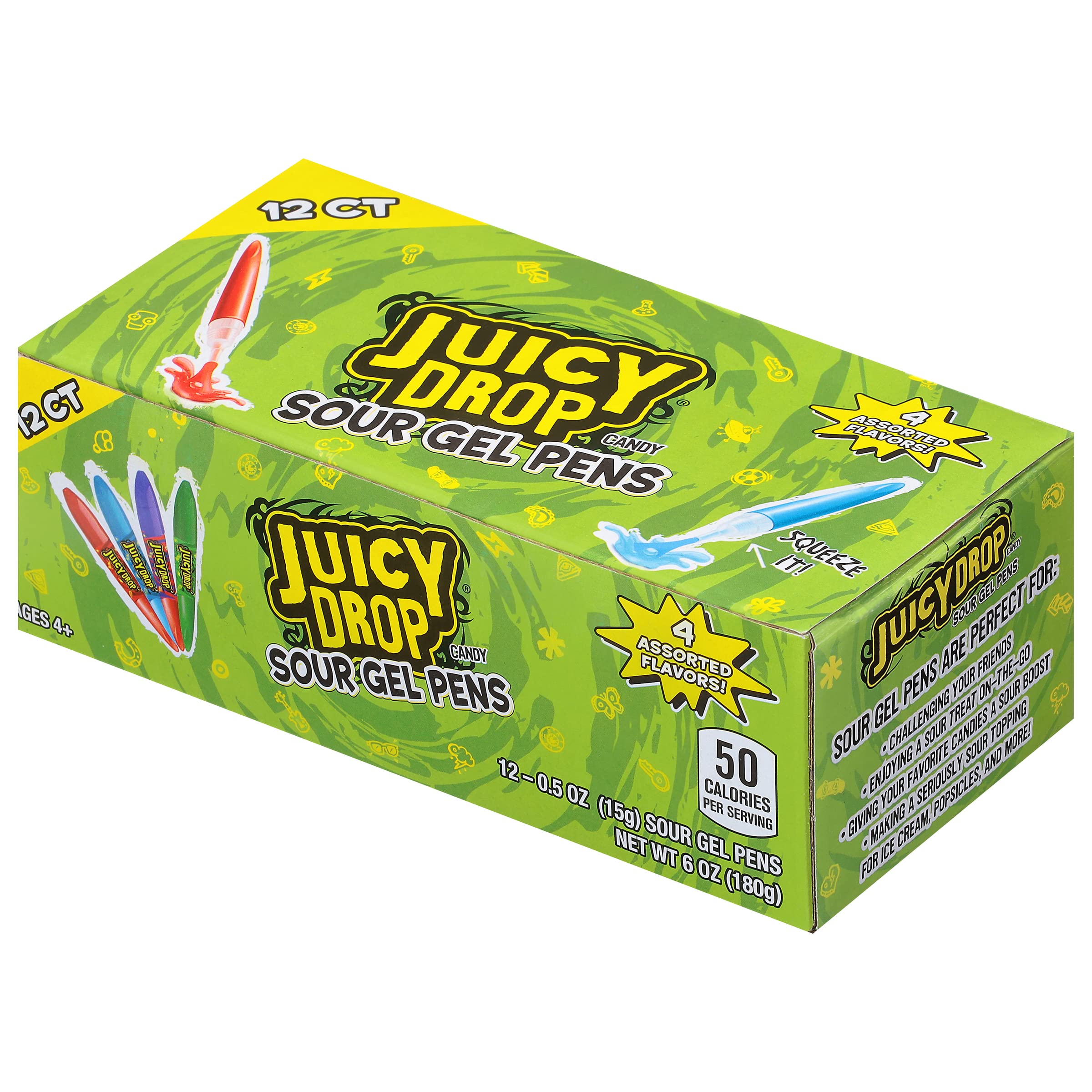 Mua Juicy Drop Sour Candy Gel Pen - Easter Candy Pack of 12 - Sour ...