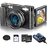 Amazon.com : 4K Digital Camera for Photography and Video Autofocus Anti-Shake, 48MP Vlogging ...