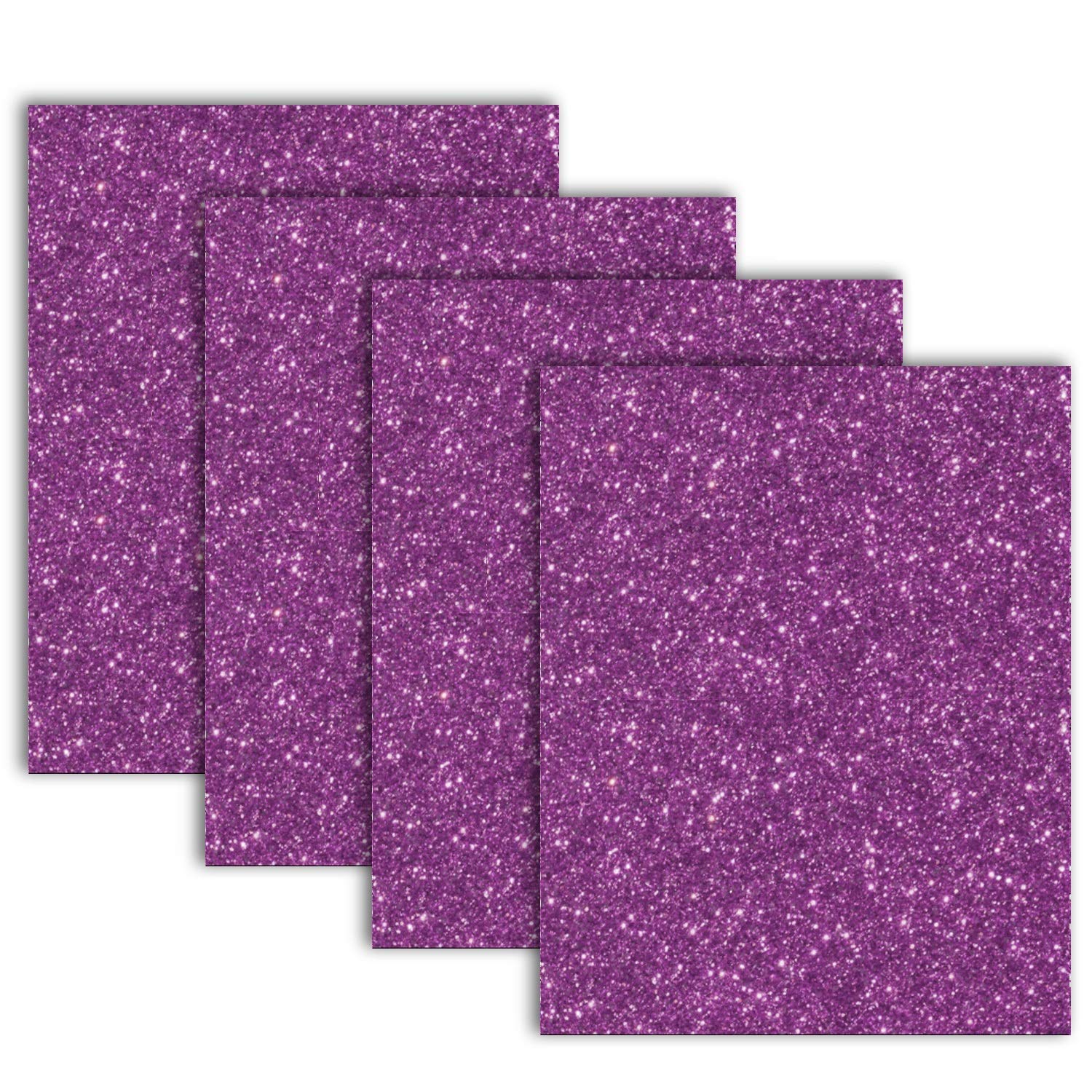 MiPremium Purple Glitter Heat Transfer Vinyl HTV, Glitter Iron On Vinyl ...
