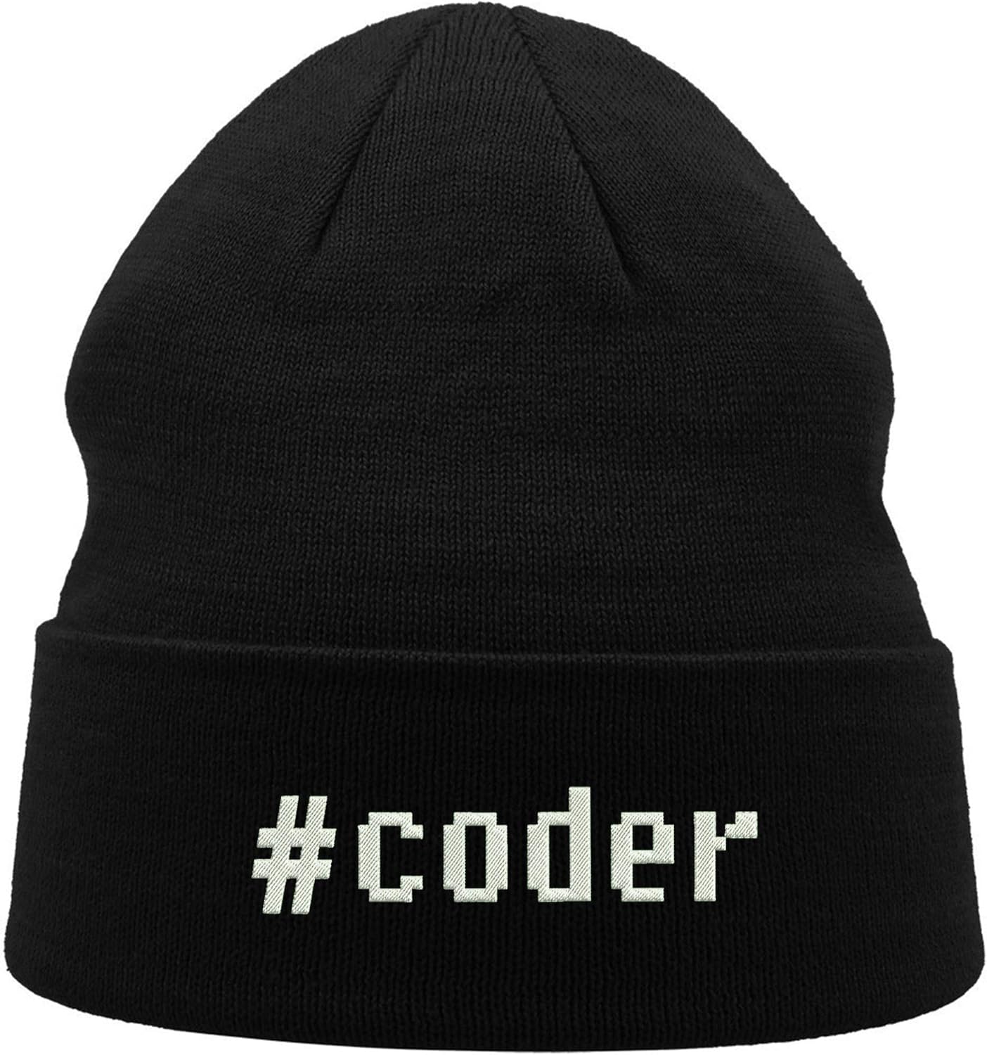 Hashtag Coder Programmer Computer Embroidered Winter Beanie Hood Unisex ...