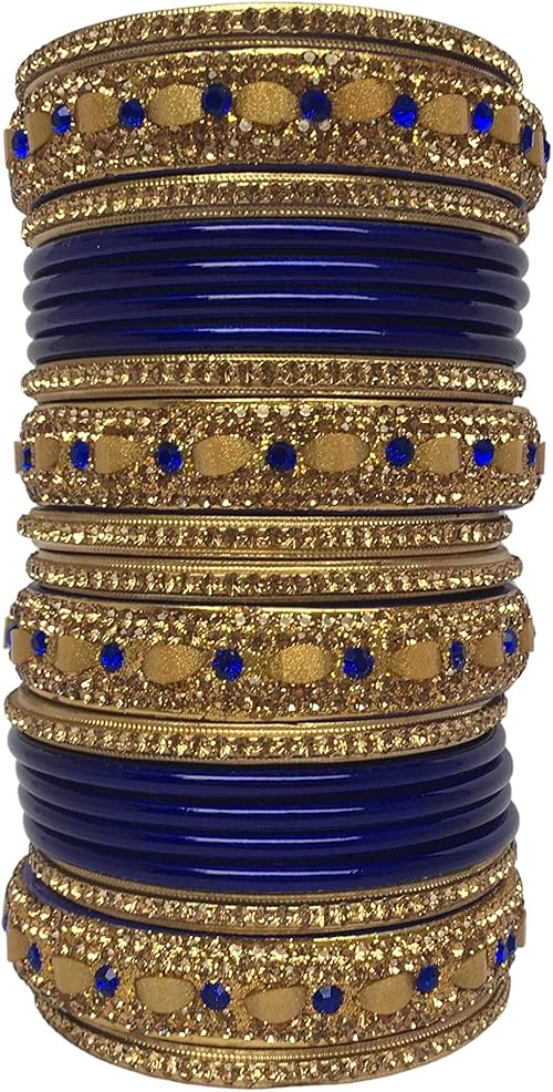 Buy TUKU'S WORLD MUZAFFARPUR FAMOUS LAH LAHTHI ( BANGLE) SET FOR WOMEN ...