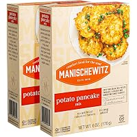Amazon.com : Manischewitz Potato Pancake Mix 6oz (2 Pack) Gluten Free ...