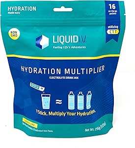 Amazon.com: Liquid Iv, Lemon Lime Hydration Pouch, 9.03 Ounce (Pack of ...