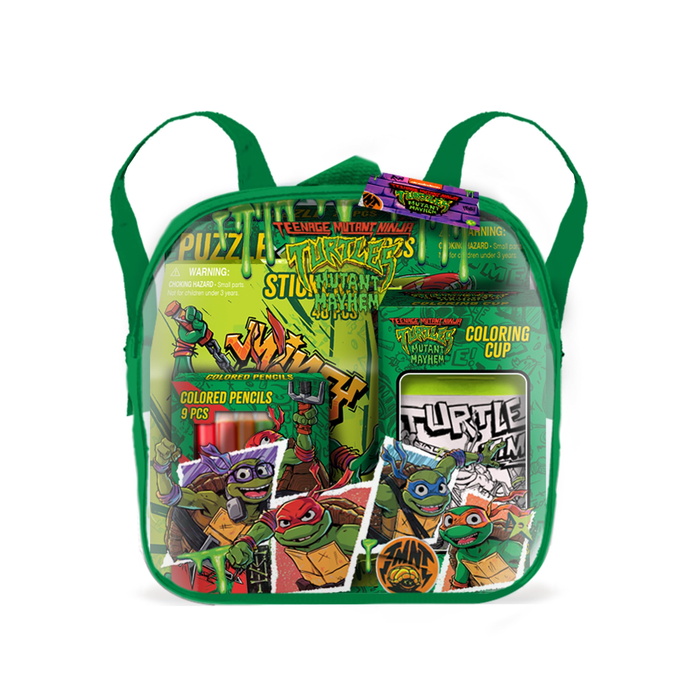 Megatoys The Teenage Mutant Ninja Turtles Easter Backpack Gift Set ...