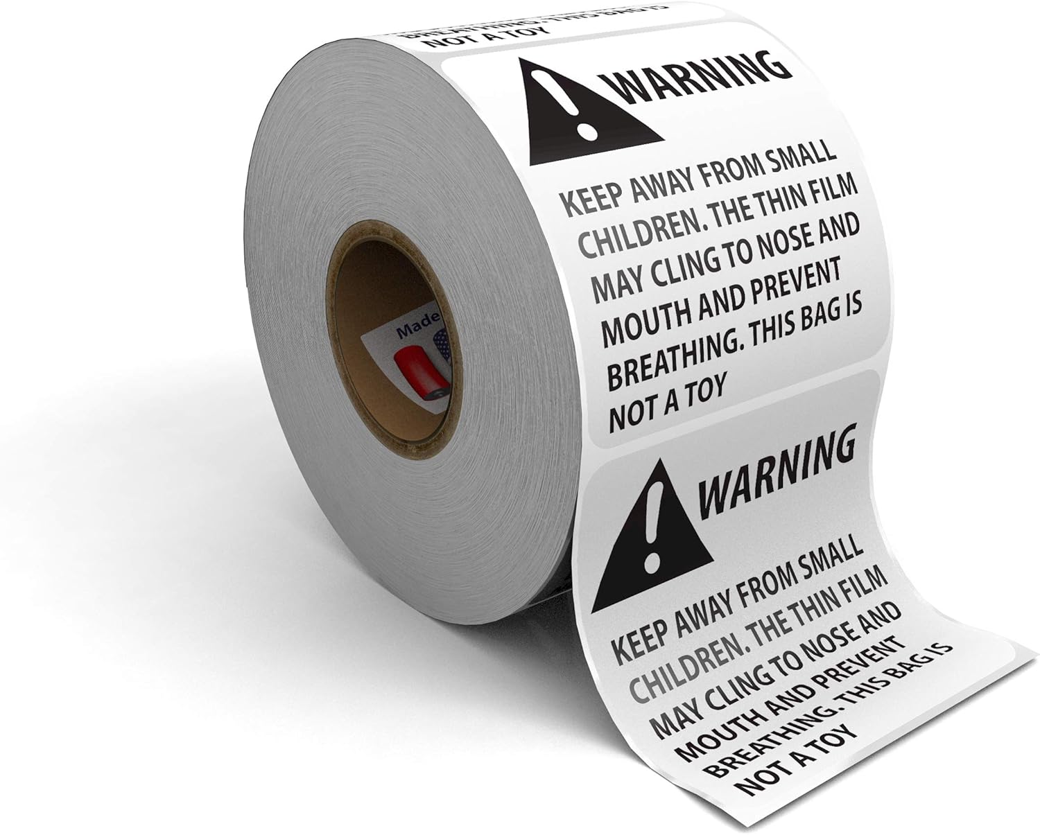 Amazon.com : Warning Keep Away from Small Children Suffocation Hazard ...