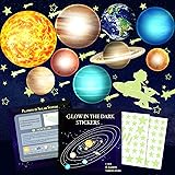 Amazon.com: Glow in the Dark Stars and Planets for Ceiling – 303 Solar ...