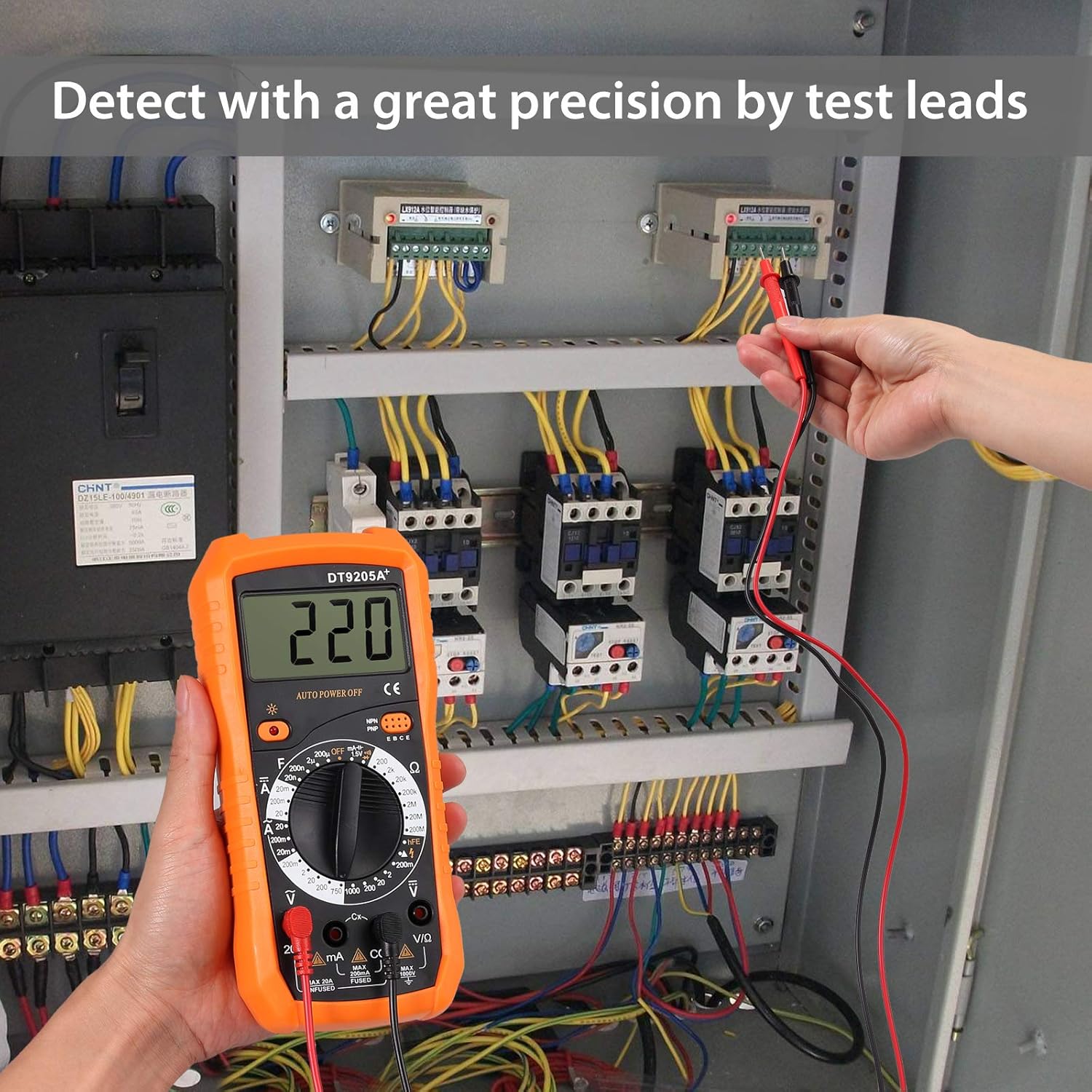 Neoteck Digital Multimeter AC/DC Voltage Ampere Ohmmeter Tester Meter ...