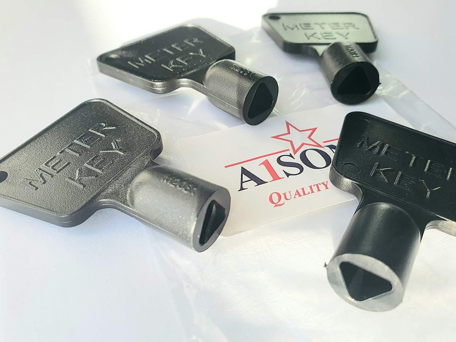 A1SONIC® Gas Meter Box Key Triangular Gas Electric Utility Meter Box ...