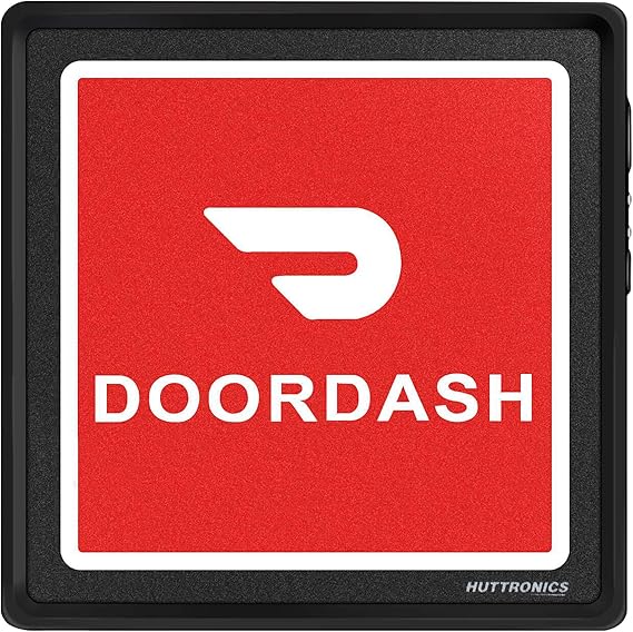 Amazon.com: DOORDASH LED Sign | Bright LED Lights | Wireless ...