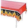 Amazon.com: Fire Heroes Disposable Tablecloth - Fire Plastic Table ...