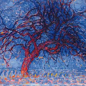 1art1 Piet Mondrian - El Árbol Rojo, 1908-10 Póster Impresión Artística ...