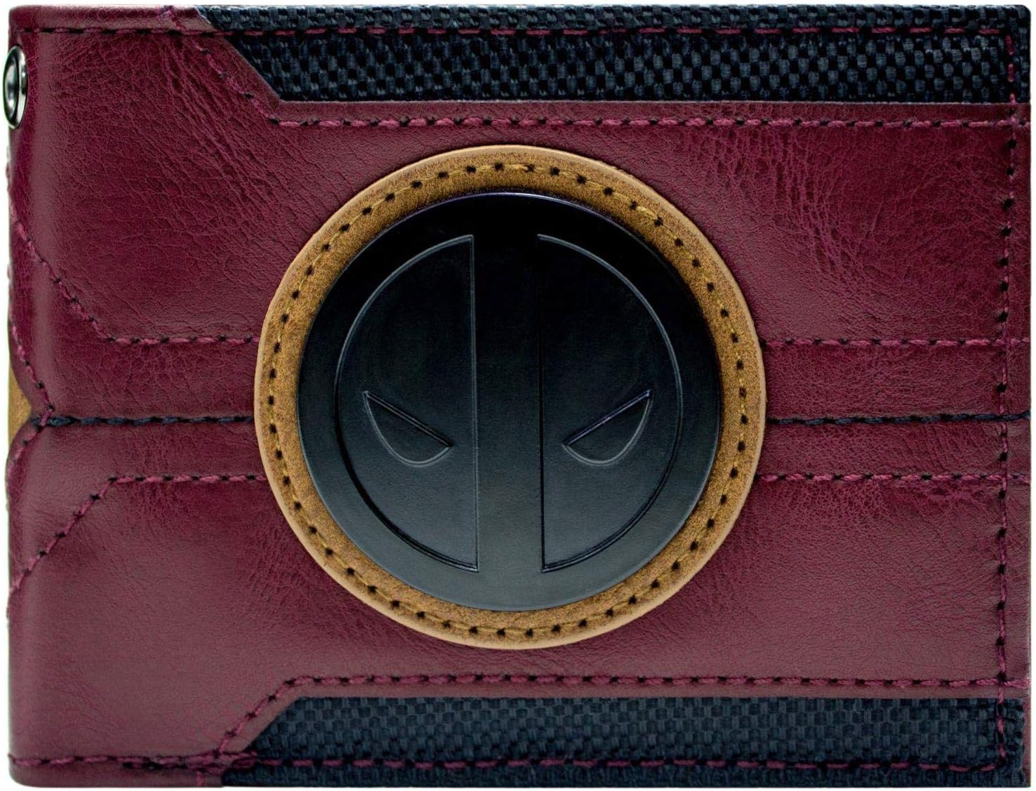 Deadpool Bi-Fold Suit Design ID and Card Wallet Red – BigaMart