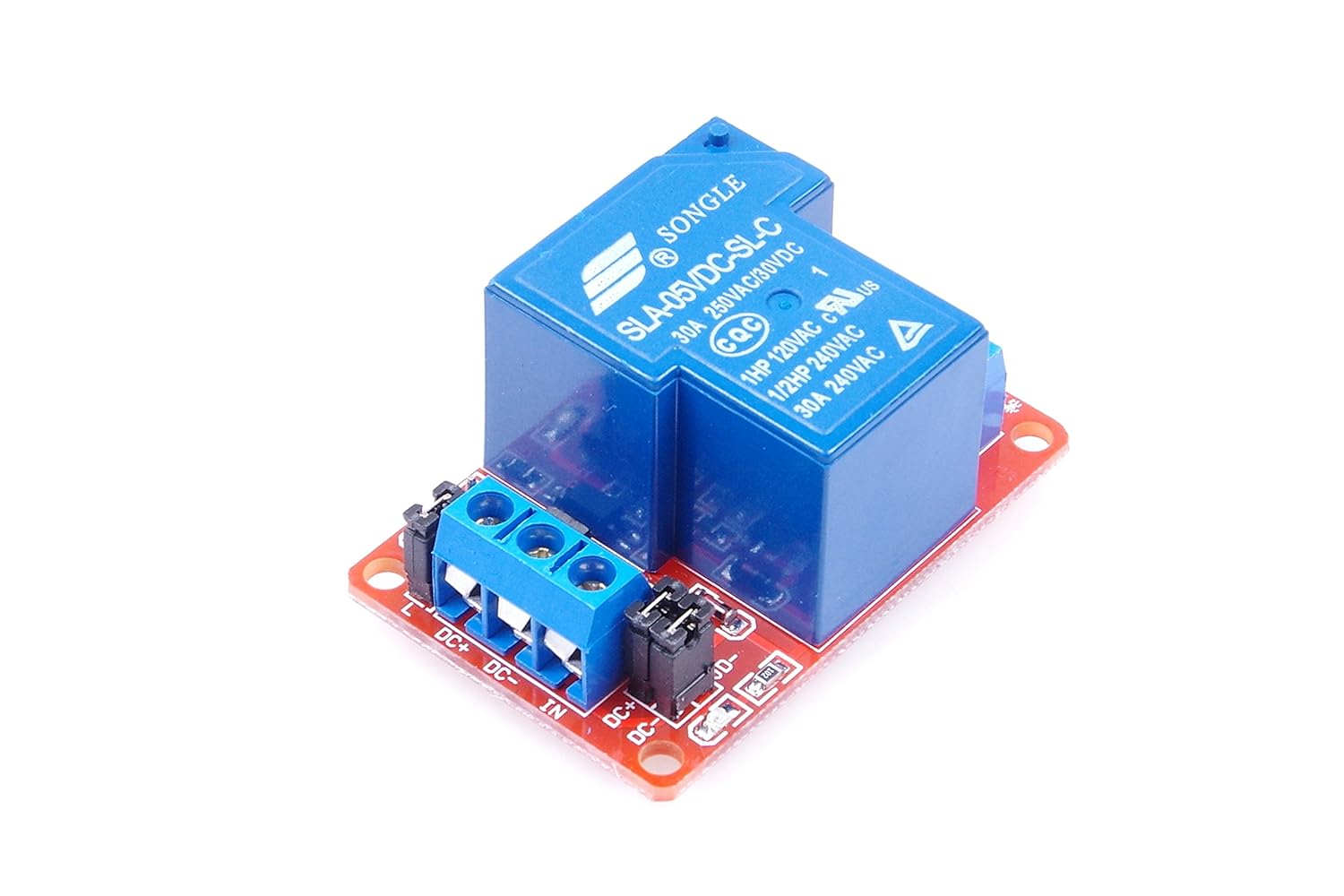 Amazon.com: KNACRO SLA-12VDC-SL-C 1 Channel relay module DC 12V 30A With optocoupler isolation ...