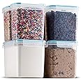 Komax Biokips Dry Food Storage Containers | (set of 6) Airtight Pantry ...