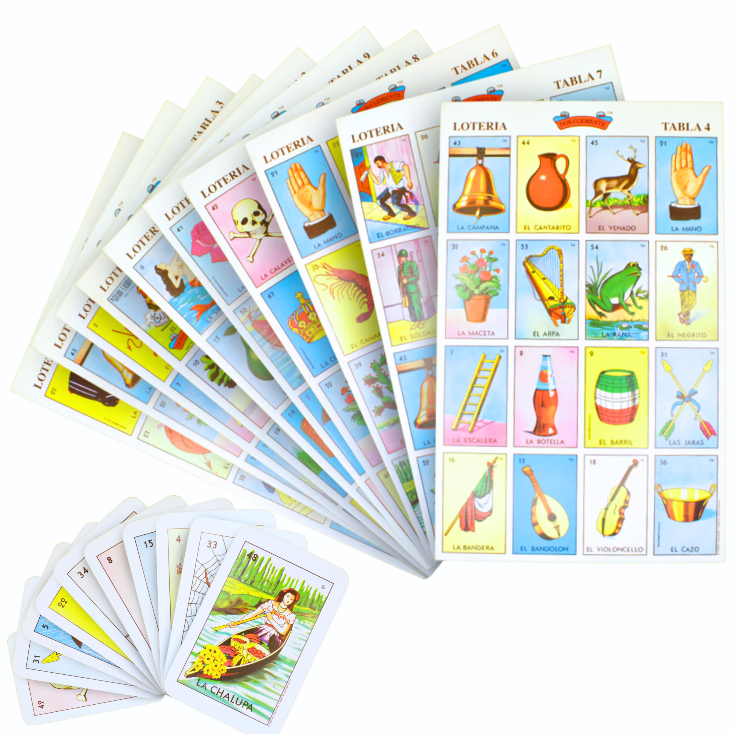 The Original Loteria Mexican Bingo Game for 10 Players - mexican bingo ...
