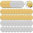 Amazon.com: Hinly 50 Pcs Blank Challenge Coins Threaded Edged 40 mm ...
