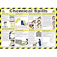 Amazon.com: Safety First Aid A608T Chemicals Spills Poster, 59 x 42 cm