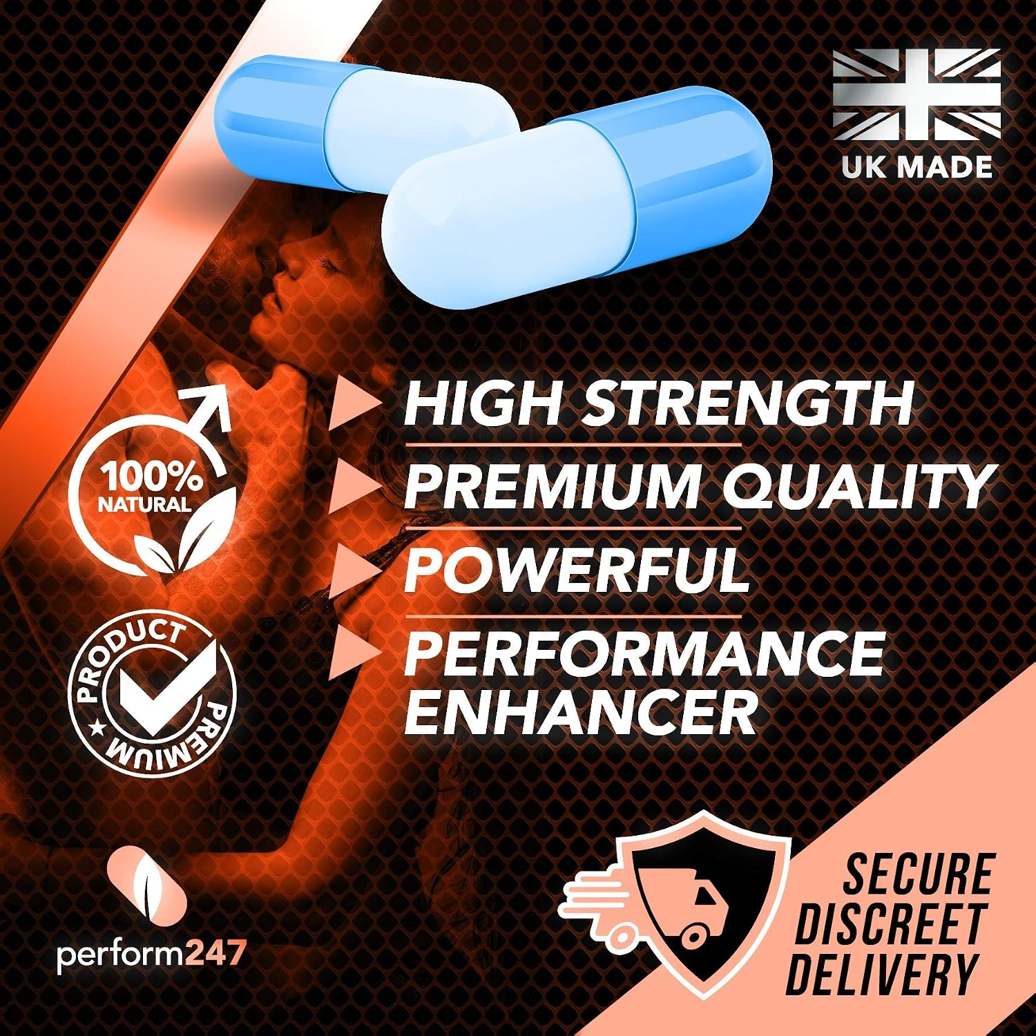 Endurance 400mg High Strength Natural Male Enhancing Supplement with ...