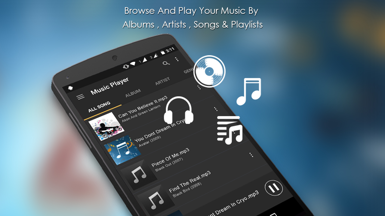 Music Player - equalizer,bass,visualizer,...:Amazon.es:Appstore for Android