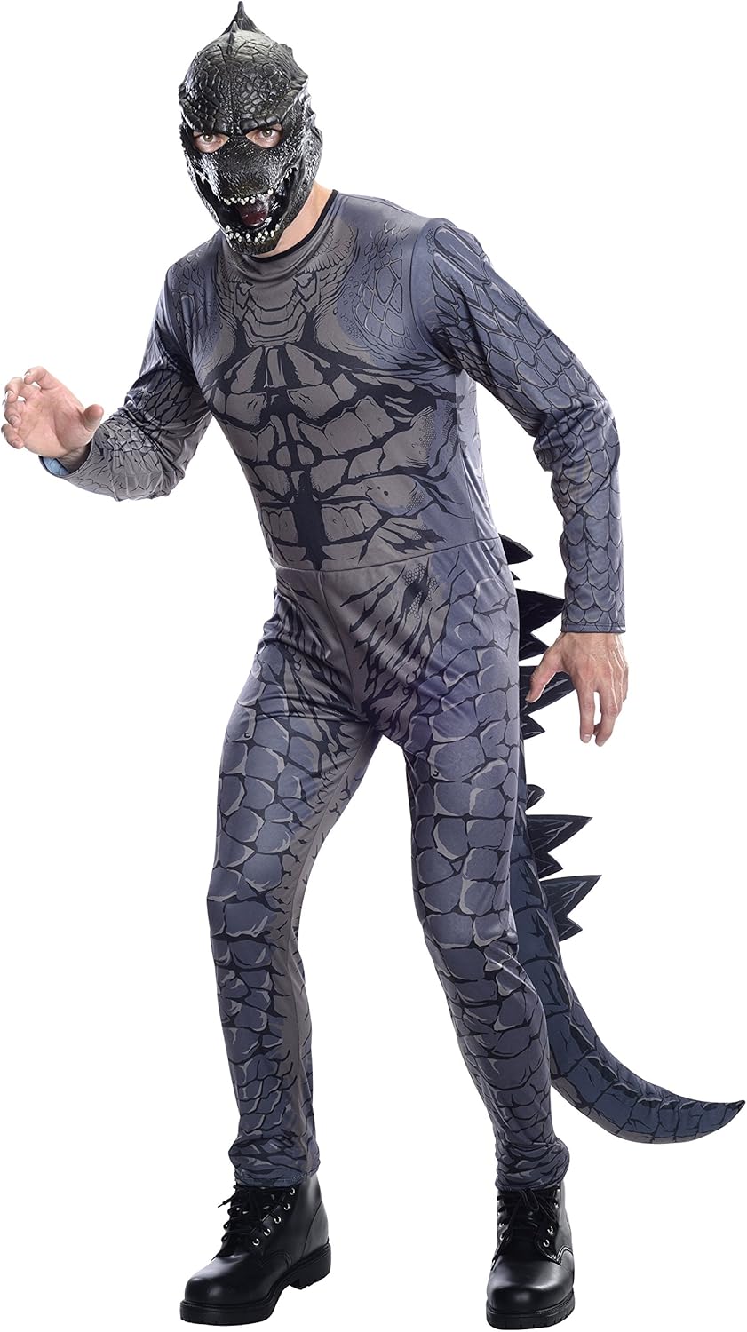 Amazon.com: Rubie's Men's Godzilla Costume, Multi-Colored, Standard ...