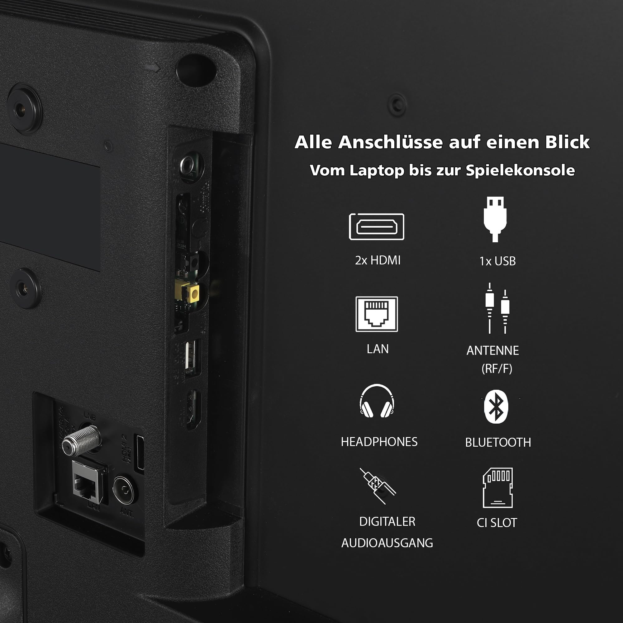 Mua Toshiba 32LV3E63DAZ 32 Zoll Fernseher/VIDAA Smart TV (Full HD, HDR, Triple-Tuner, Bluetooth ...