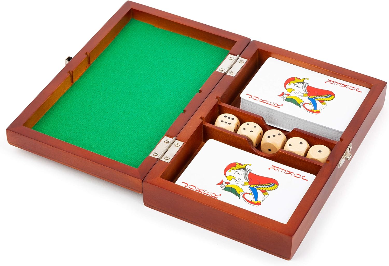 Small Foot 11363 Spielbox Karten und Würfel, Spielset mit 2 ...