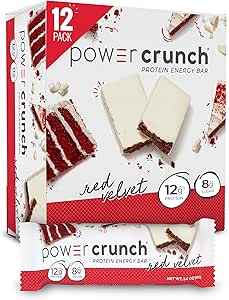 Amazon.com : Power Crunch Whey Protein Bars, High Protein Snacks with ...