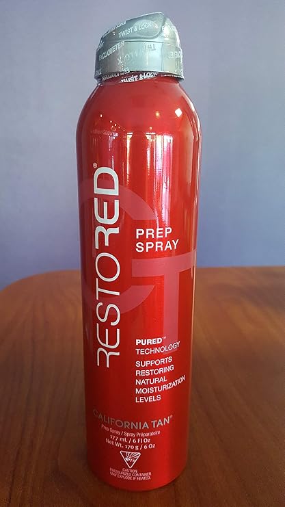 Amazon.com : California Tan Red Light Therapy Restored Prep Spray 6 Oz ...