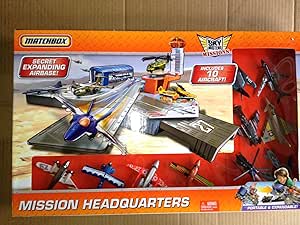 Amazon.com: Matchbox Sky Busters Missions: Mission Headquarters Playset ...
