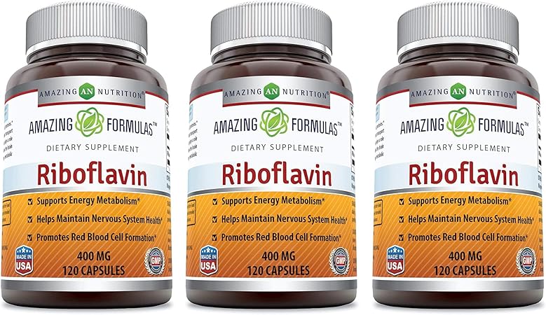 Amazon.com: Amazing Formulas Riboflavin Dietary Supplement - 400 ...