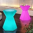 Amazon.com: BALUS LED Bar Table 30" Height, Light Up Cocktail Tables 16 ...