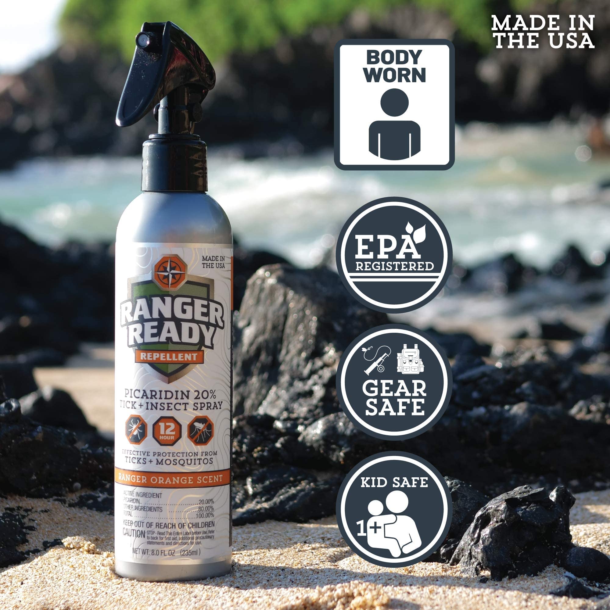 Mua Ranger Ready Picaridin Insect Repellent, Ranger Orange Scent - DEET ...