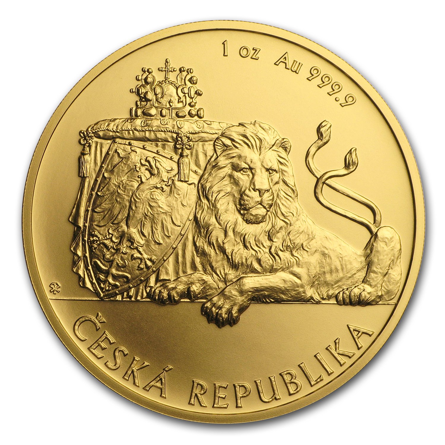 2018 CZ Niue 1 oz Gold Czech Lion BU Gold Brilliant Uncirculated at ...