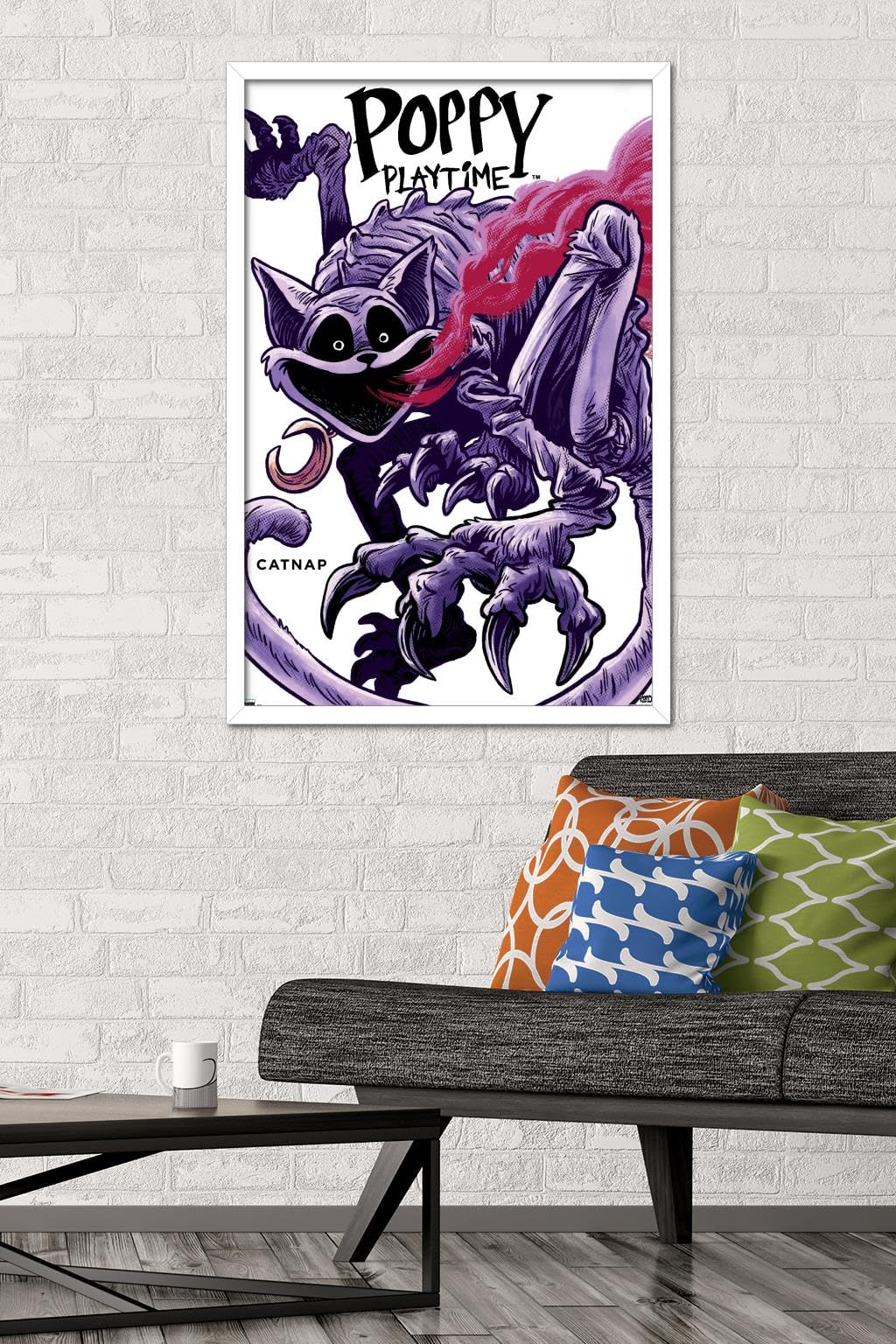 Trends International Poppy Playtime - CatNap Feature Series Wall Poster, 22.37" X 34.00", White ...