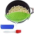 Amazon.com: Clip On Kitchen Food Strainer for Spaghetti, Meat, Pasta ...