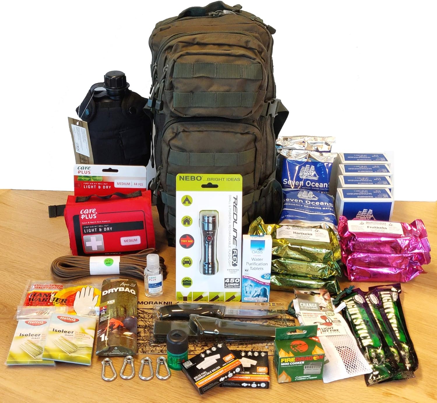 Prepshop Komplette Notfall-Kit im Rucksack | Survival-Kit ...