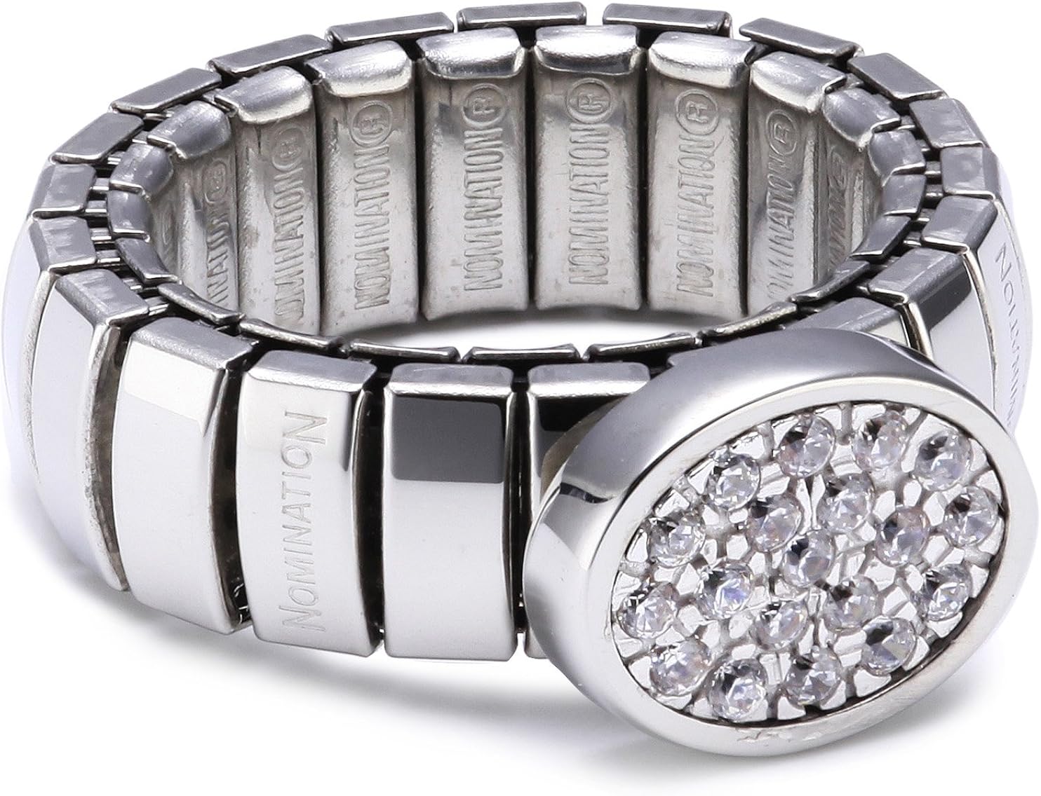 Nomination Women's Ring Lotus with 925 Silver White Ring: Amazon.co.uk ...